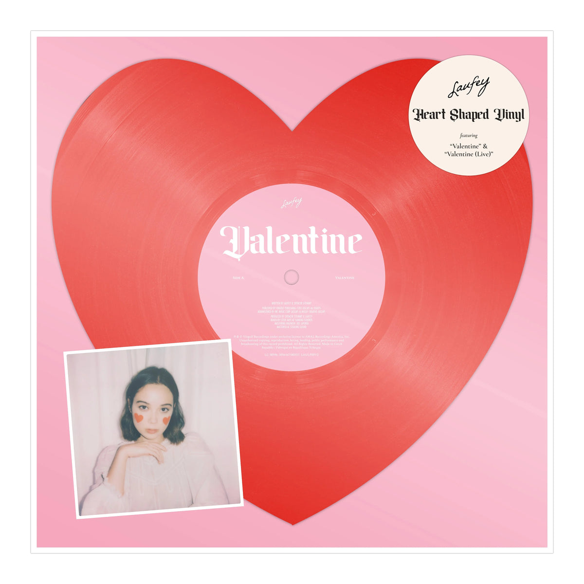 LAUFEY - HEART SHAPED VALENTINE [VINYL] – Cool Discs Music