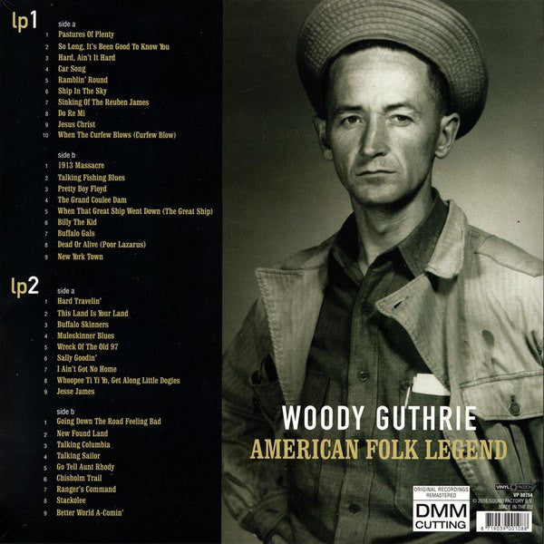 Woody Guthrie – American Folk Legend [VINYL] – Cool Discs Music