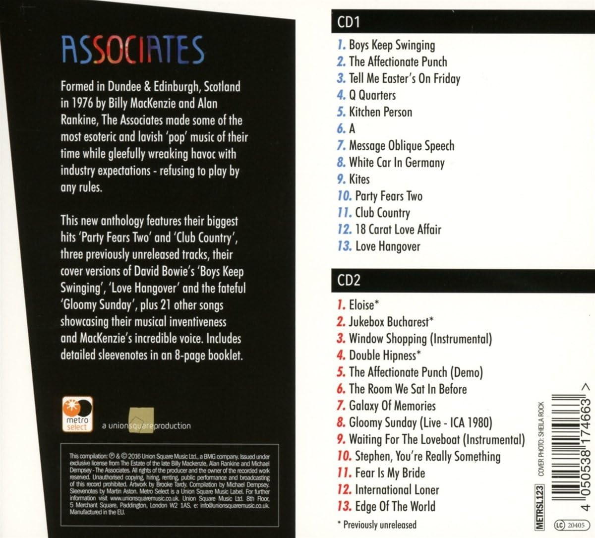 Associates - The Very Best Of[CDX2] – Cool Discs Music