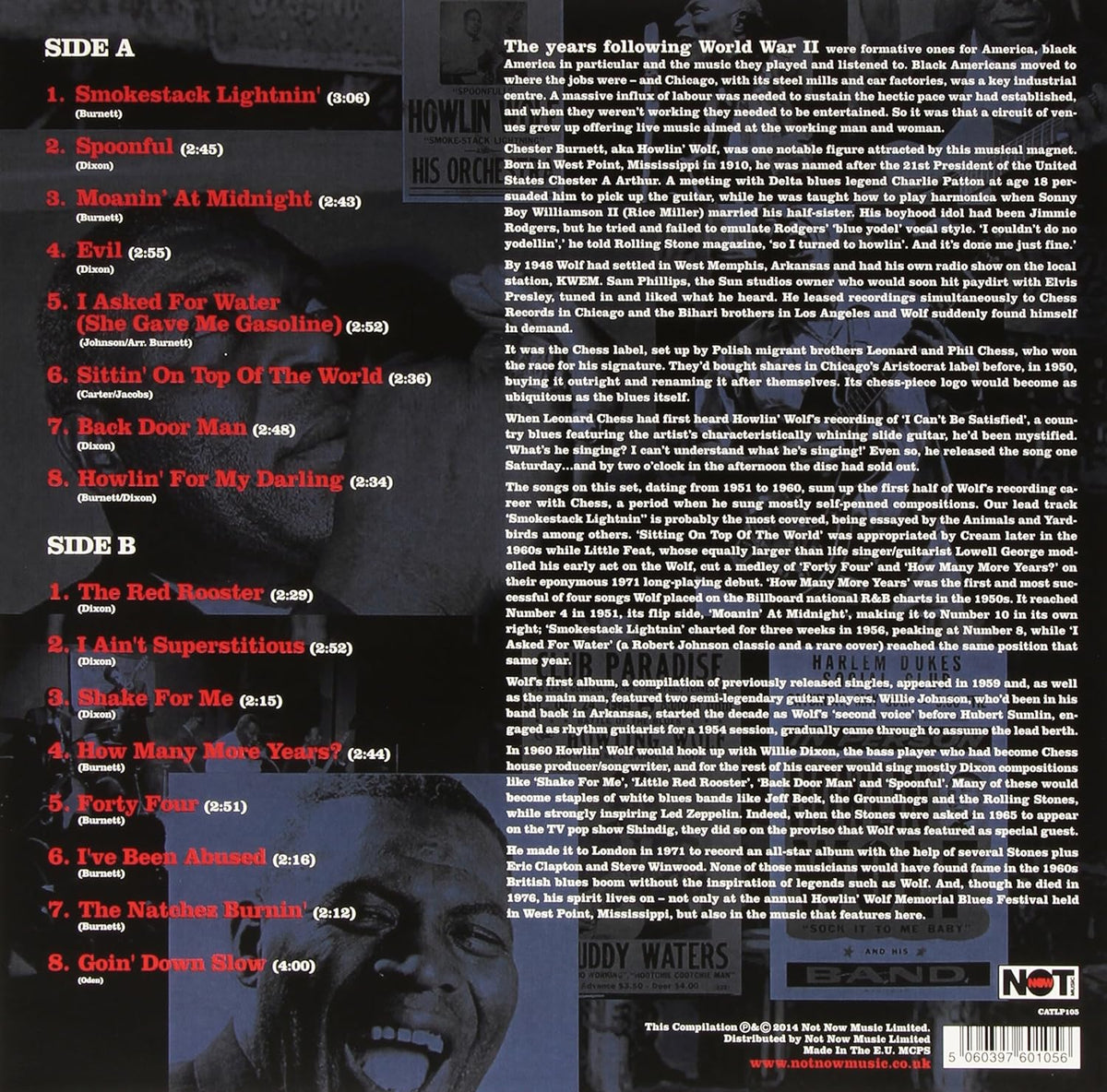 HOWLIN' WOLF - THE BEST OF [VINYL] – Cool Discs Music