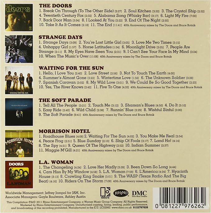 The Doors - A Collection [CD BOX SET] – Cool Discs Music