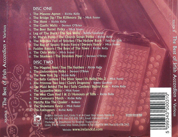 The Best of Irish Accordion [CD] – Cool Discs Music