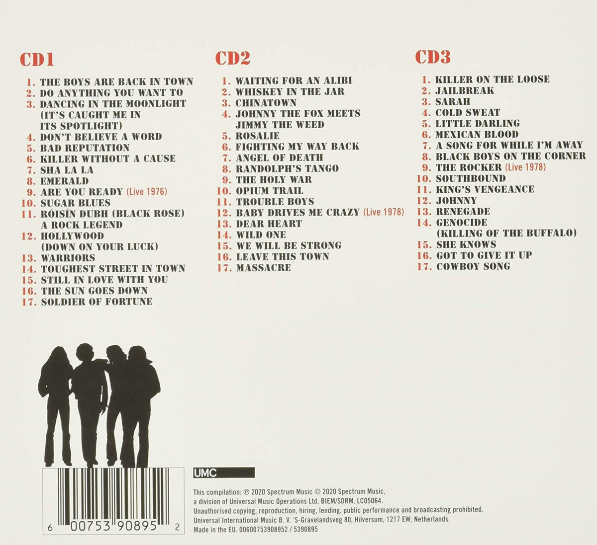 THIN LIZZY - ESSENTIAL [CD] – Cool Discs Music