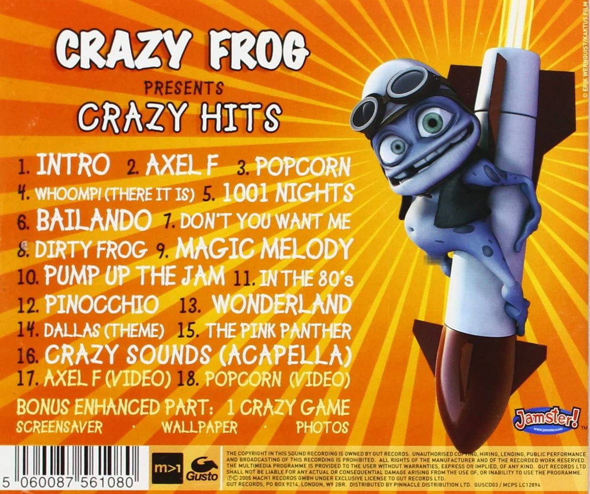 Crazy Frog – Presents Crazy Hits [CD] – Cool Discs Music