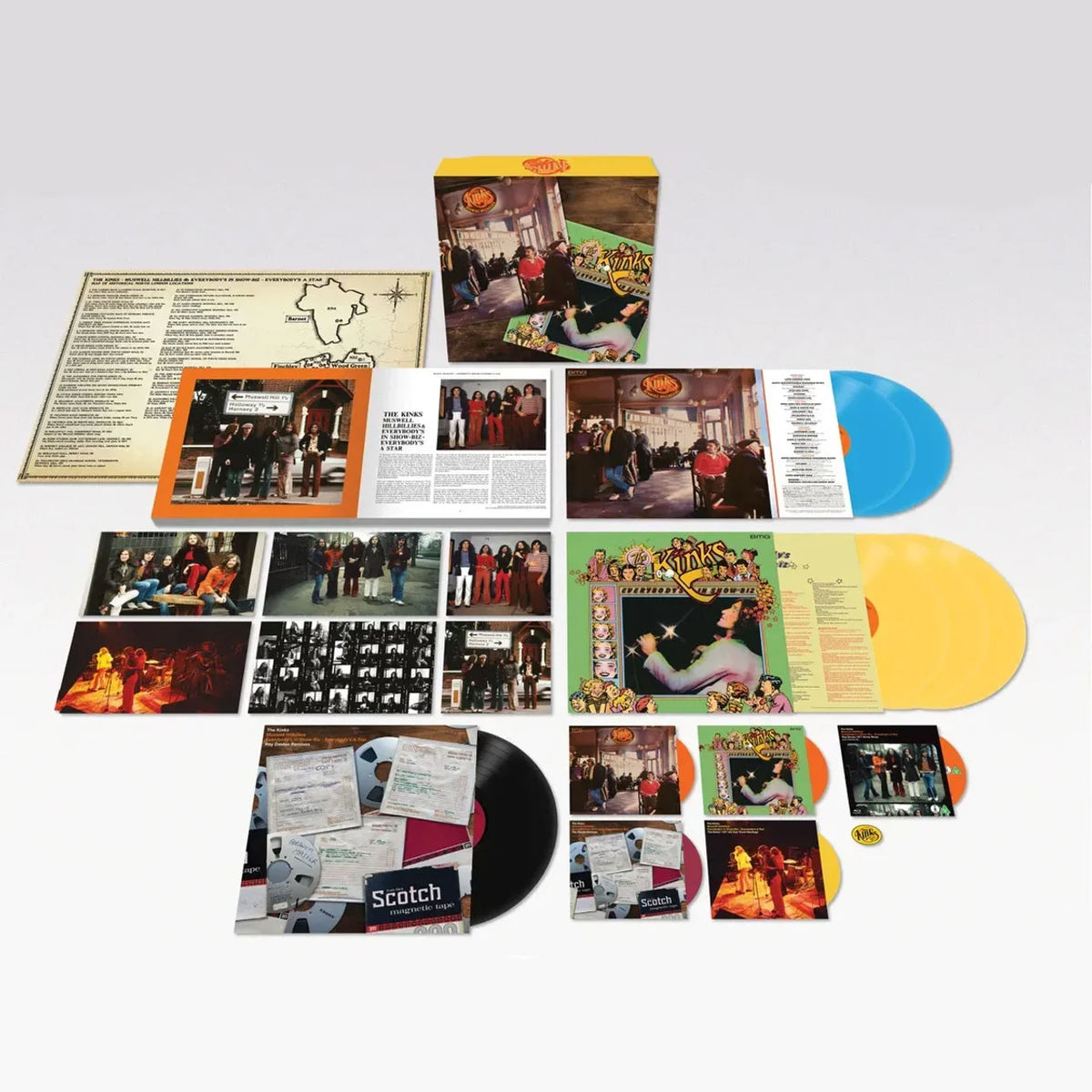 The Kinks - Muswell Hillbillies/Everybody's In Show-Biz [BOX SET ...
